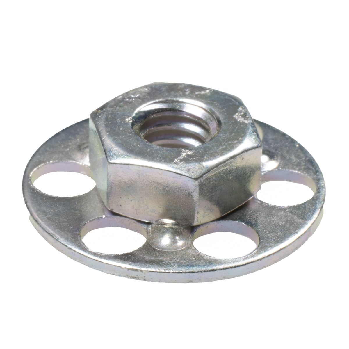 Rotaloc Bonding Nut 1/4-20 | Steel Fastener — Costasur Roller Coaster Parts